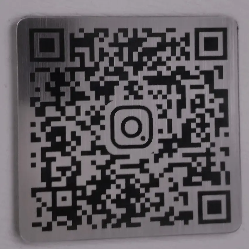 30mm Keyring Custom QR Code Laser Engraved Fob, Keychains, Tags, Locker ...
