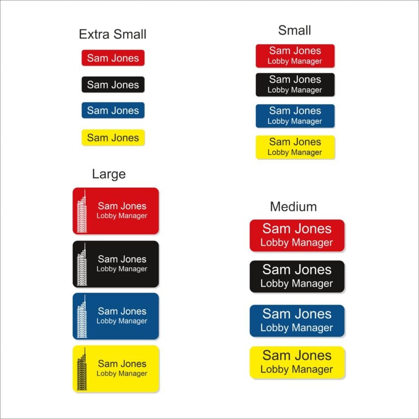 Personalised Premium Name Badges, Badges, ID Badges & Staff Badges ...