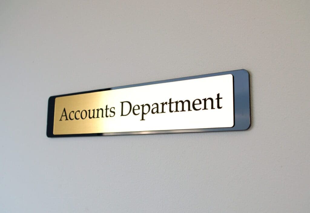 Executive Personalised Door Name Plate,Size 10"x2" Custom Engraved Sign ...